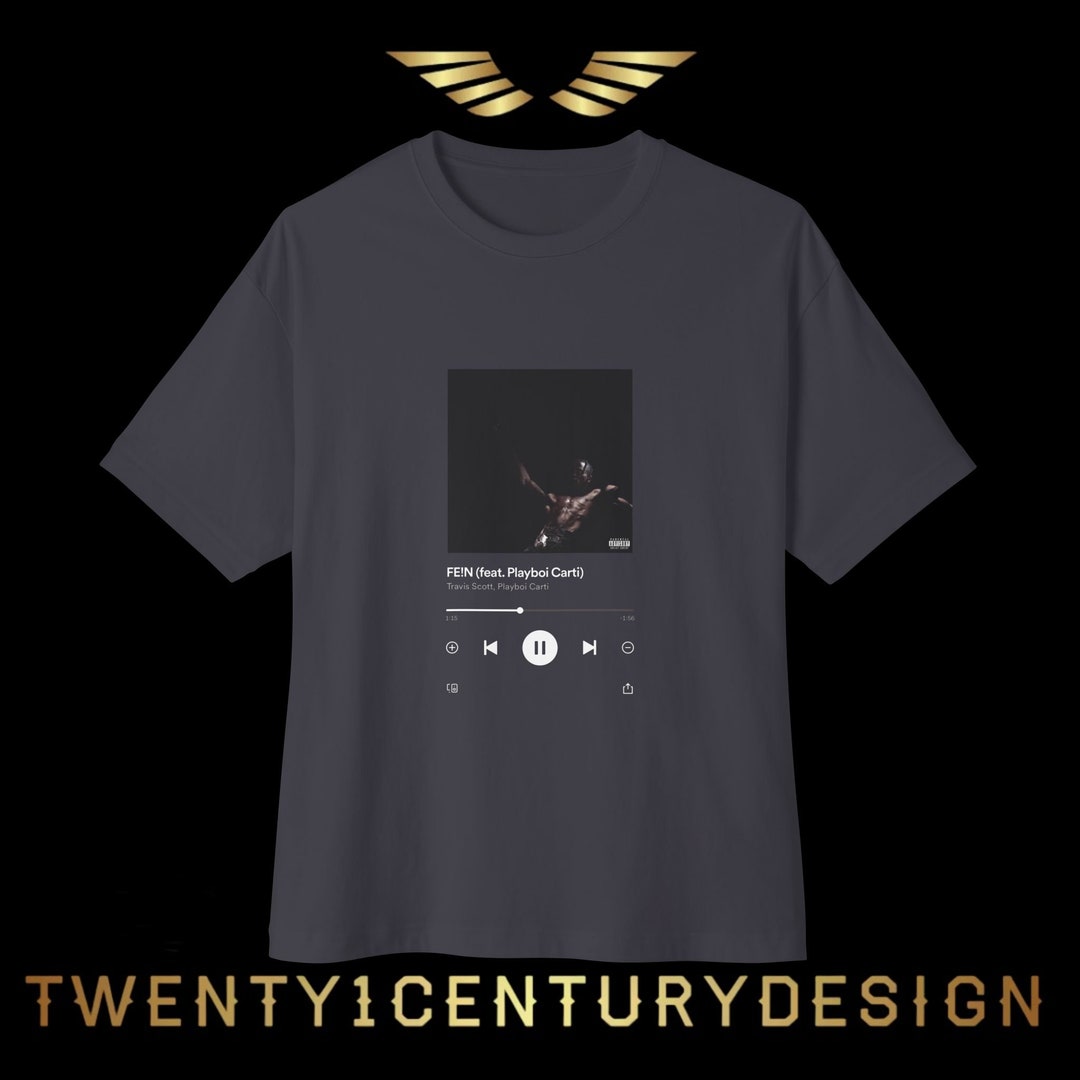 Travis Scott FEN Tee / Travis Scott UTOPIA Album FEN Oversized T-shirt ...
