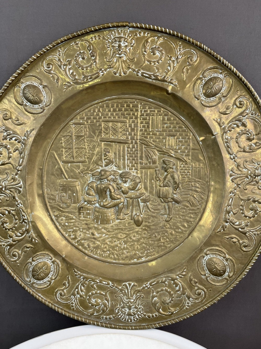 Antique Brass Plate - Etsy