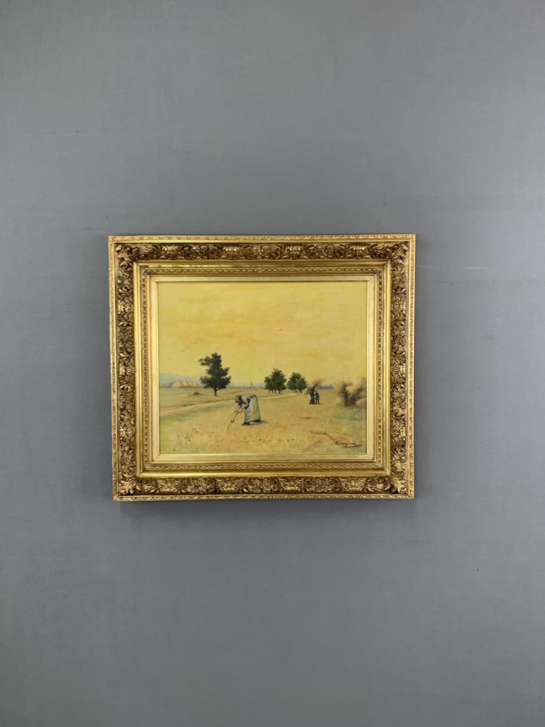 Painting Oil on Canvas Paul Emile Felix Raissiguier 19th Century - Etsy