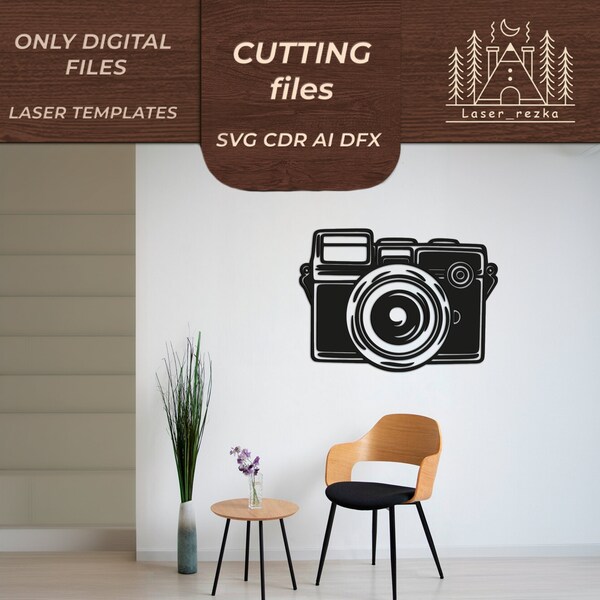 Camera Cut Out Template - Etsy