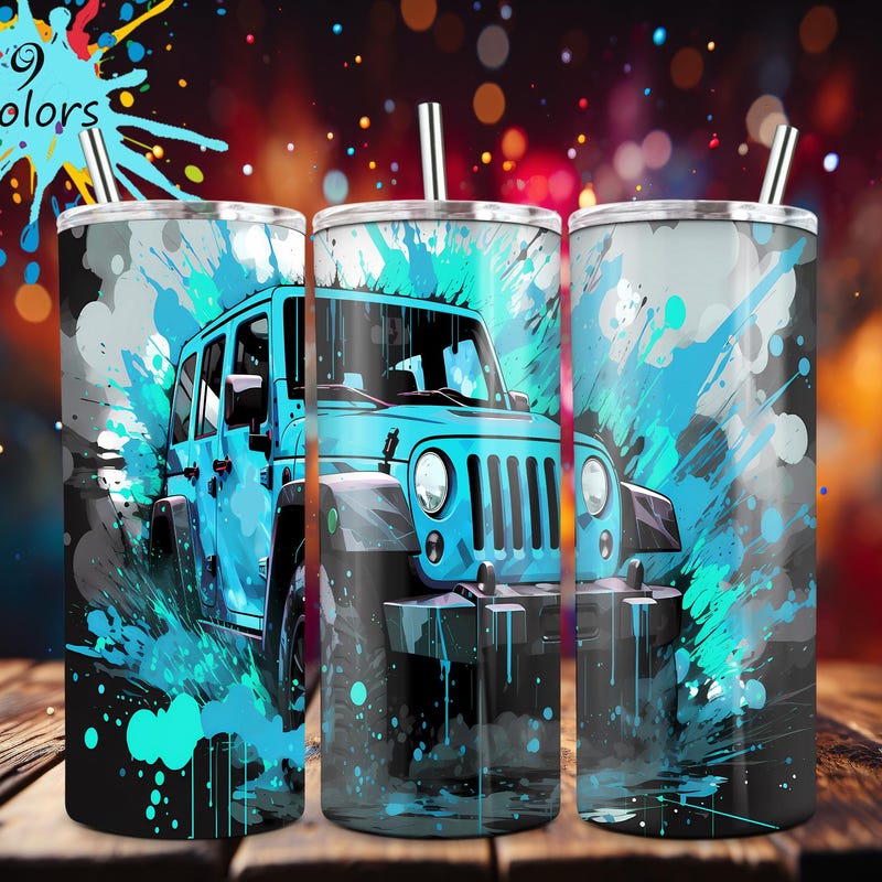 Jeep Sublimation Cups - Etsy UK
