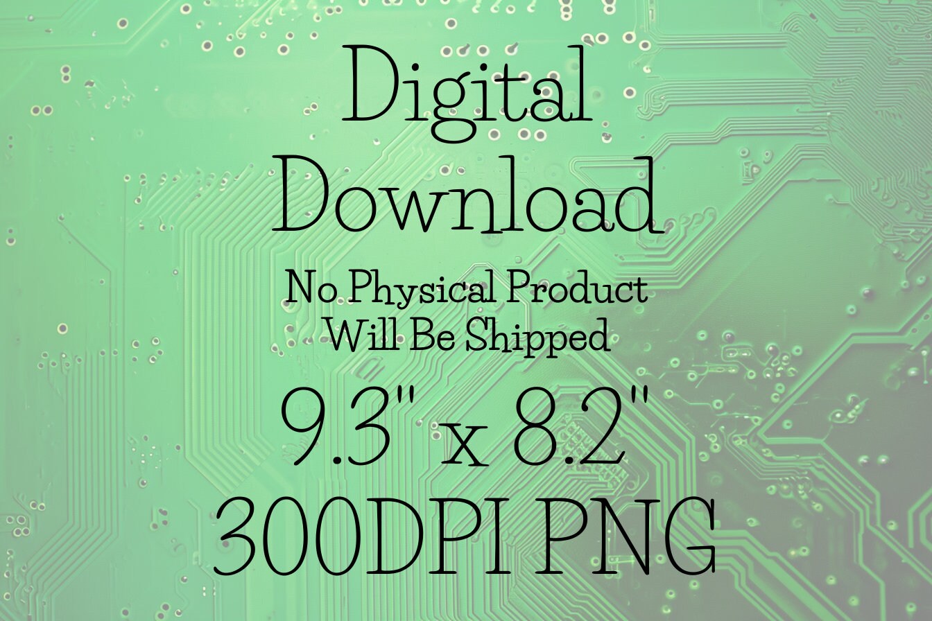 Motherboard Tumbler Wrap: CPU Circuit Board Sublimation Design (digital ...
