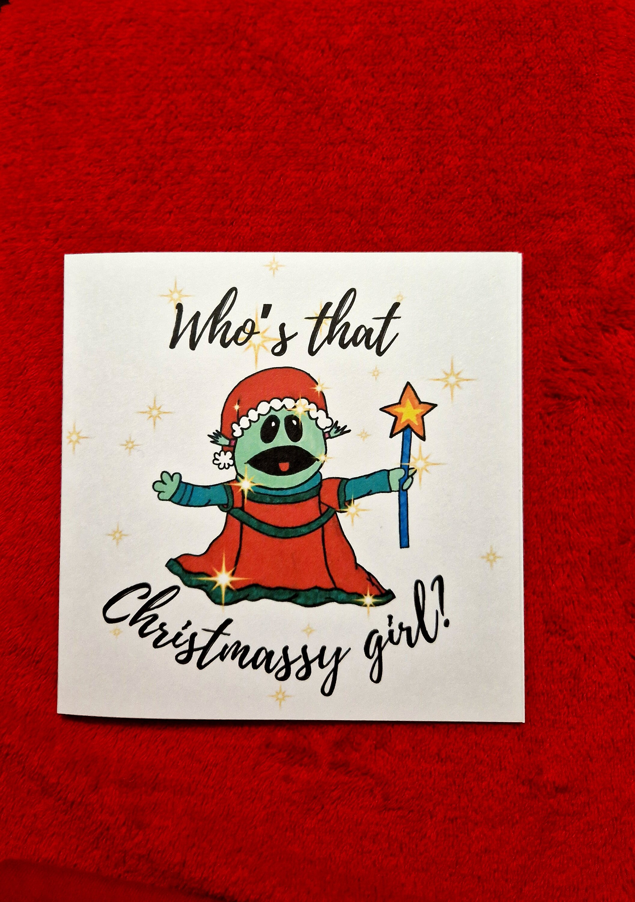 Who's That Wonderful Girl? | Nanalan | Meme | Christmas Card | Merry ...