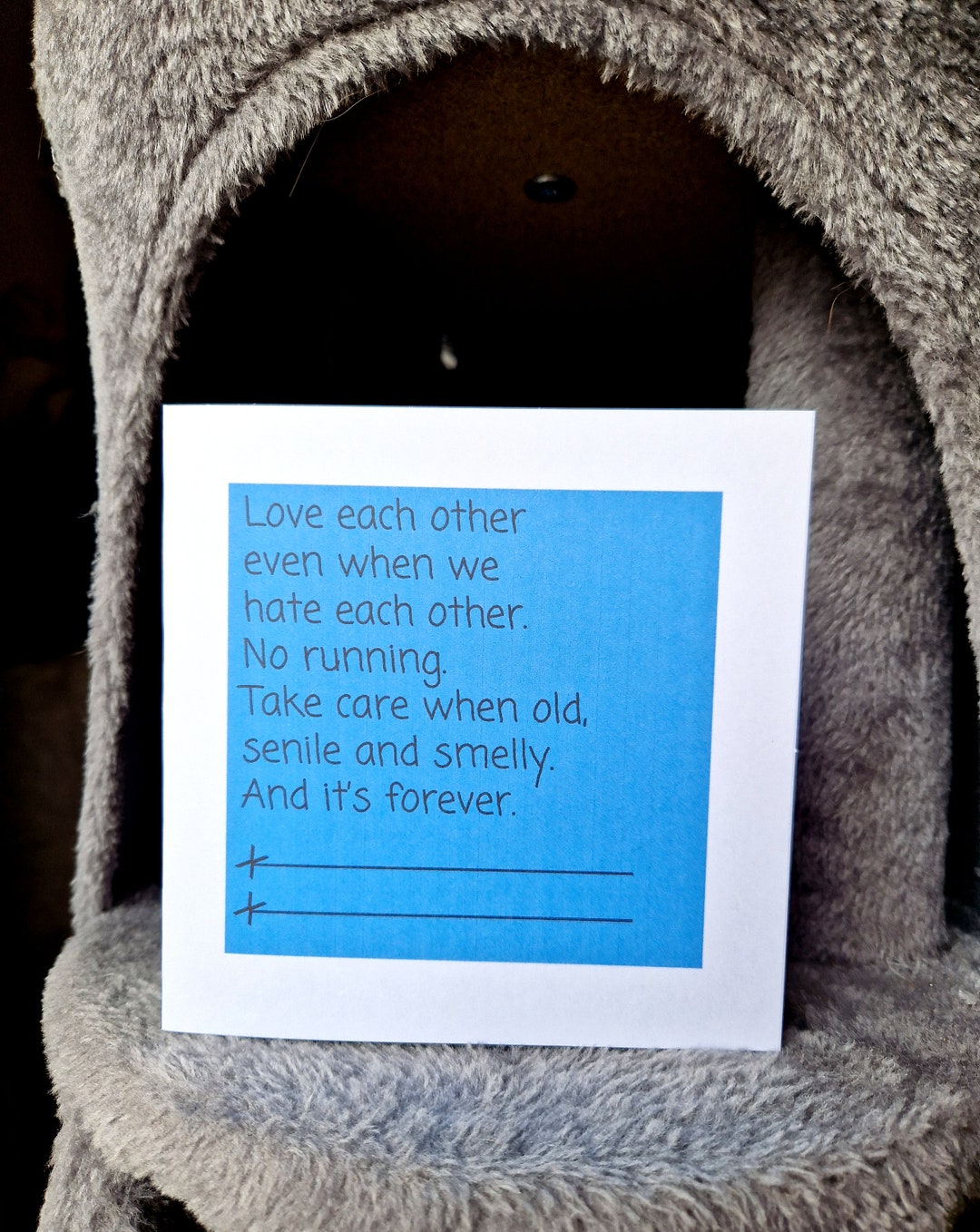 Grey's Anatomy Post-it Card | Anniversary Card | Happy Anniversary ...