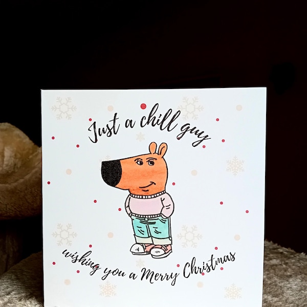 Chill Guy Cards - Etsy