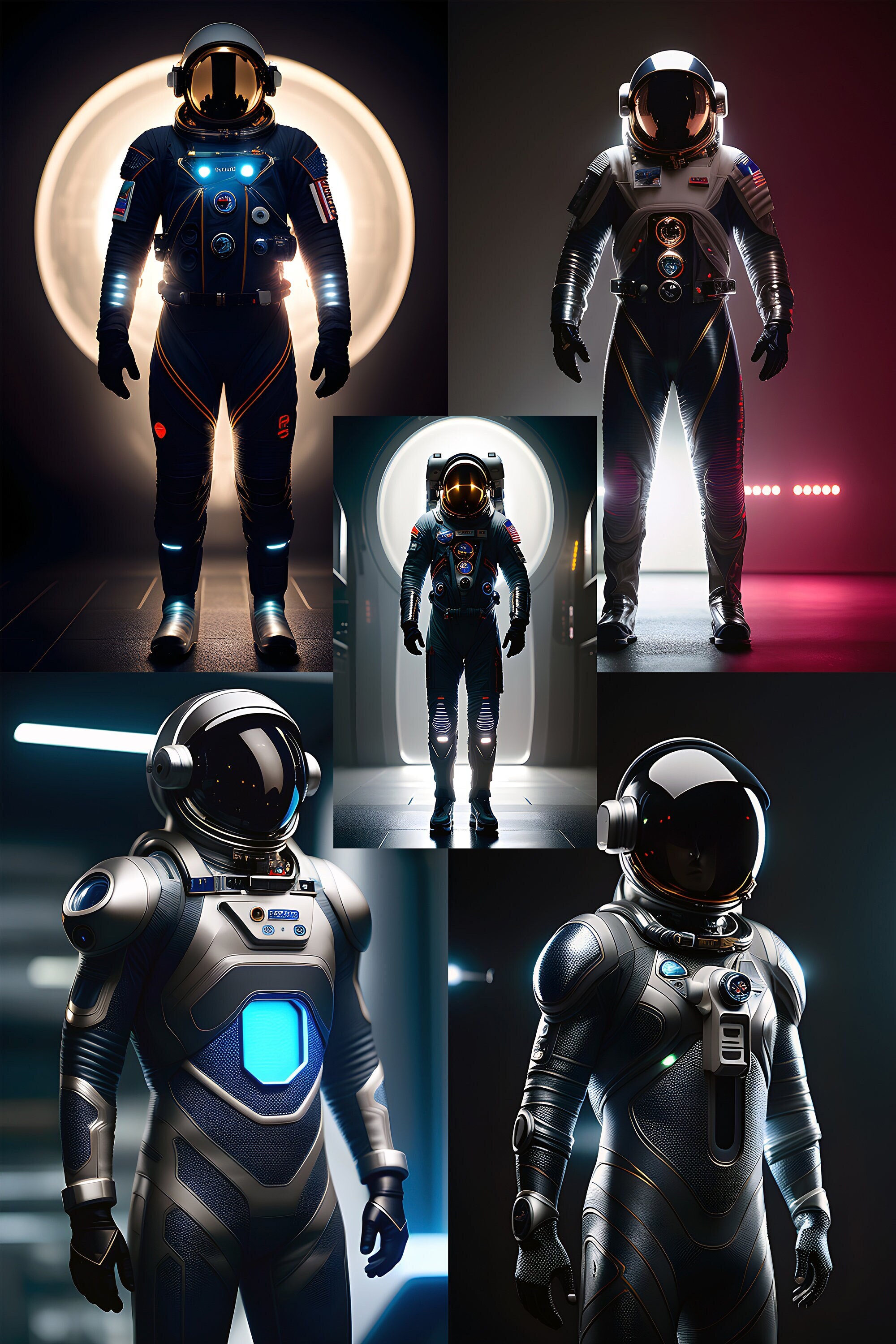 Futuristic Astronaut Suit