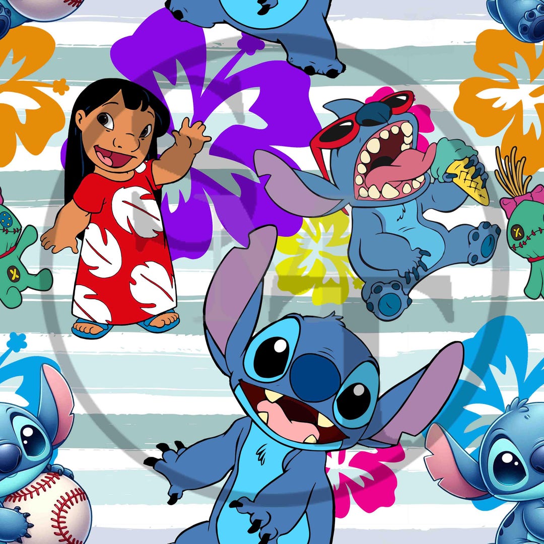 Stitch Seamless Pattern - Etsy