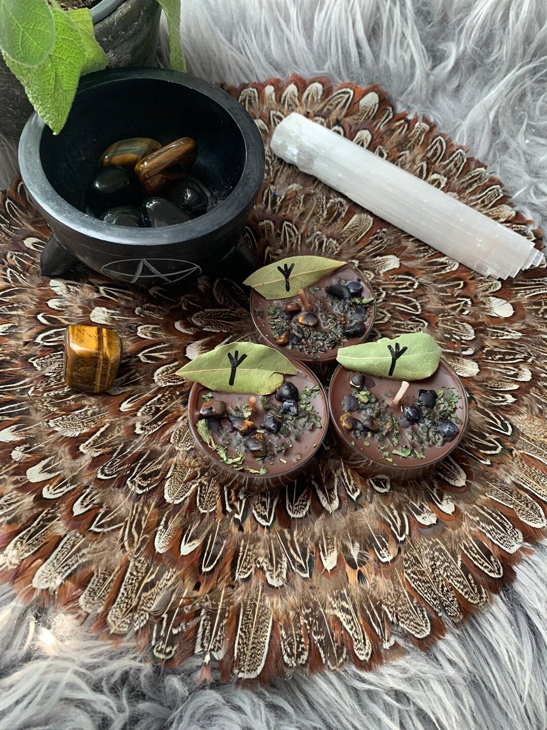 Maxi Ritual Light protective Energy With Tiger Eye & Snowflake Obsidian ...