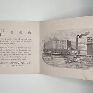 1893 World's Fair Duluth Imperial Mill Company Flour Folding Trade Card ...
