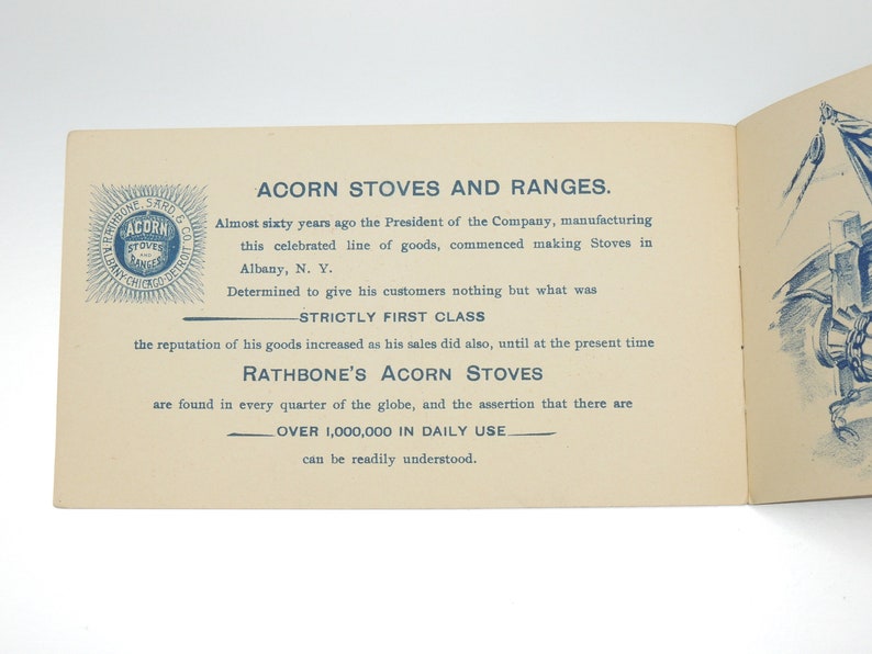 Victorian acorn Stoves and Ranges Rathbone Sard & Co. Advertising ...