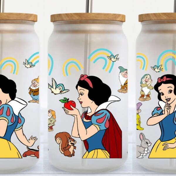 Snow White Drinking Glass - Etsy