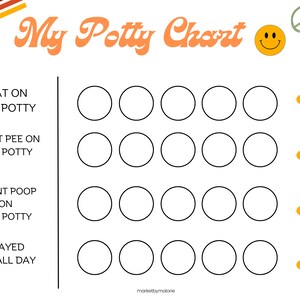 Groovy Potty Chart Trendy Reward Chart Toddler Printables Kids ...