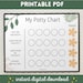 Potty Chart Flowers Potty Chart Reward Chart Toddler Printables Kids ...