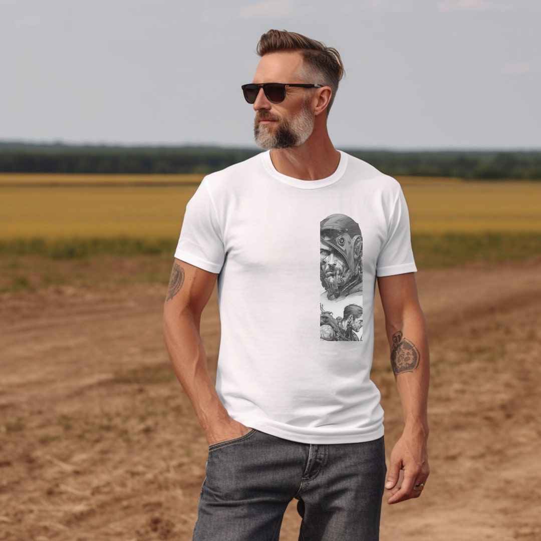 Robotics T-shirt Retro Futuristic Tee Robot T-shirt - Etsy