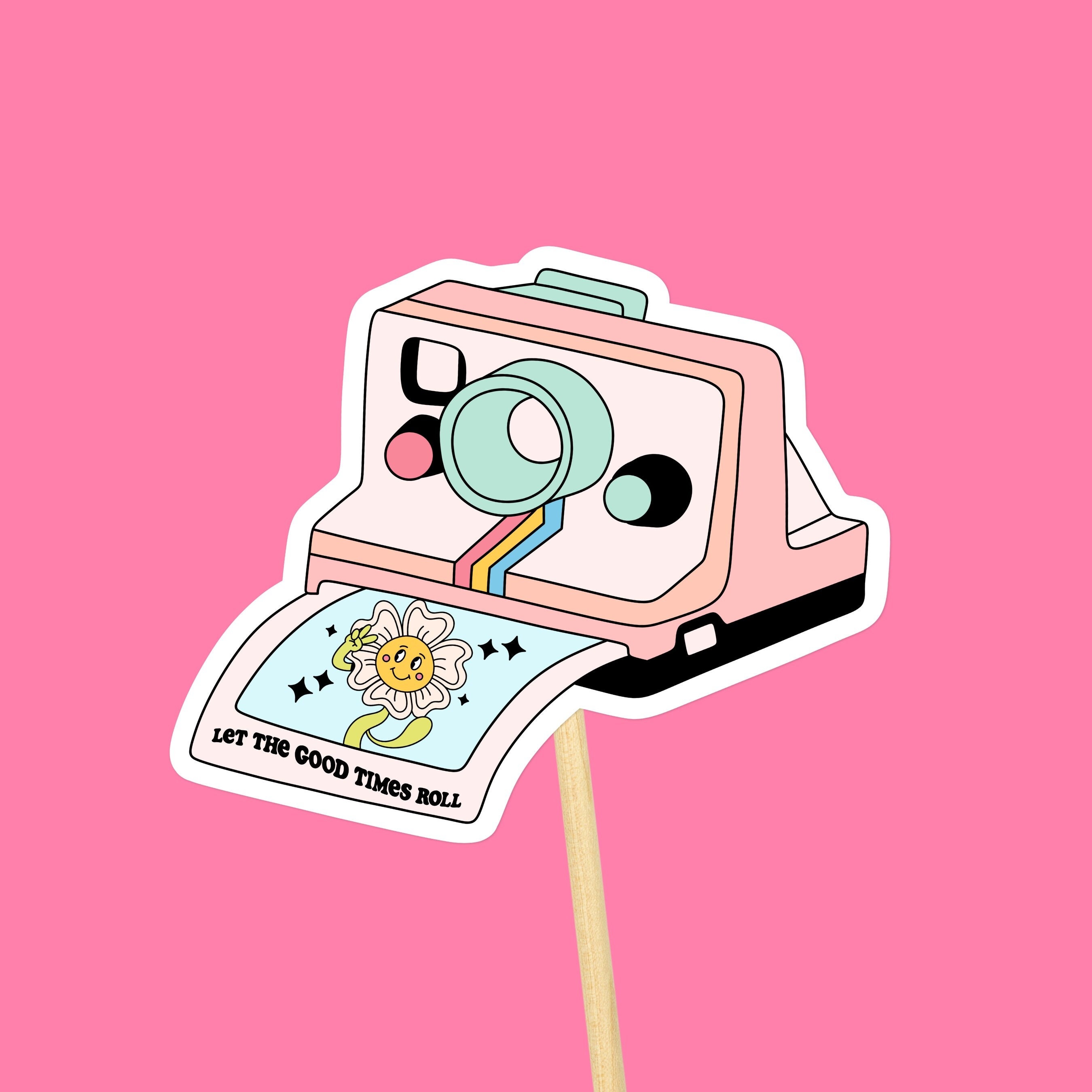 Polaroid Sticker // Dishwasher Safe Waterproof Sticker for - Etsy