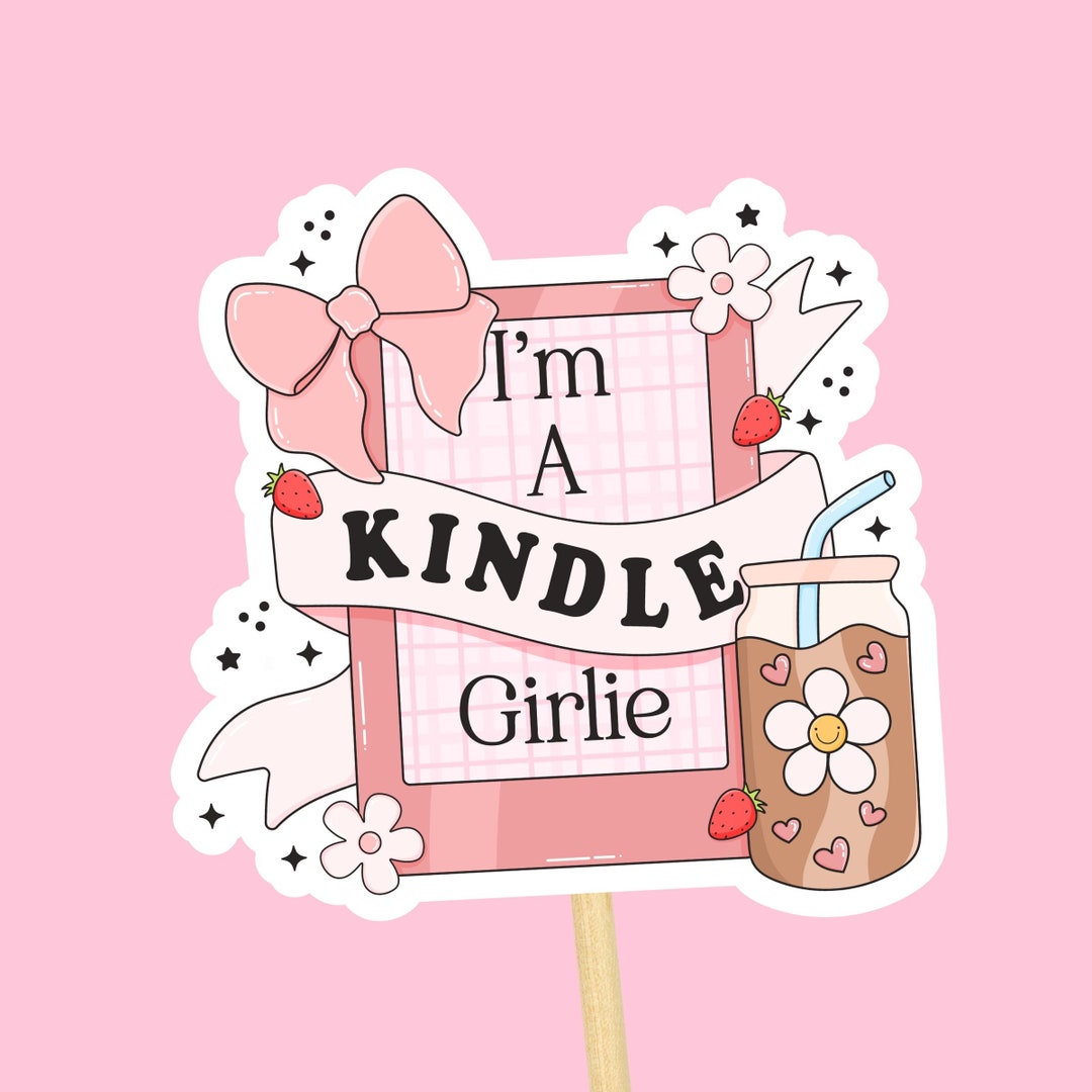 Bookish Sticker // Trendy Aesthetic Waterproof Sticker for E-reader ...