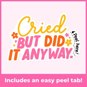 Funny Motivational Sticker // Dishwasher Safe Stickers, Mental Health ...