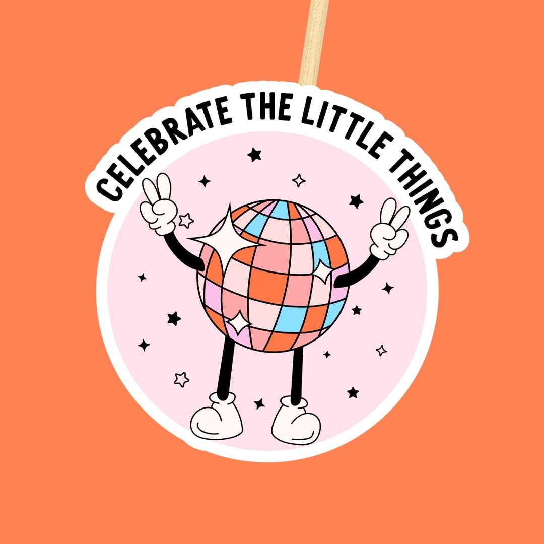 Positive Affirmation Sticker // Dishwasher Safe Stickers, Happy Mental ...
