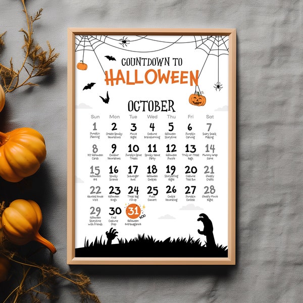 Halloween Countdown - Etsy