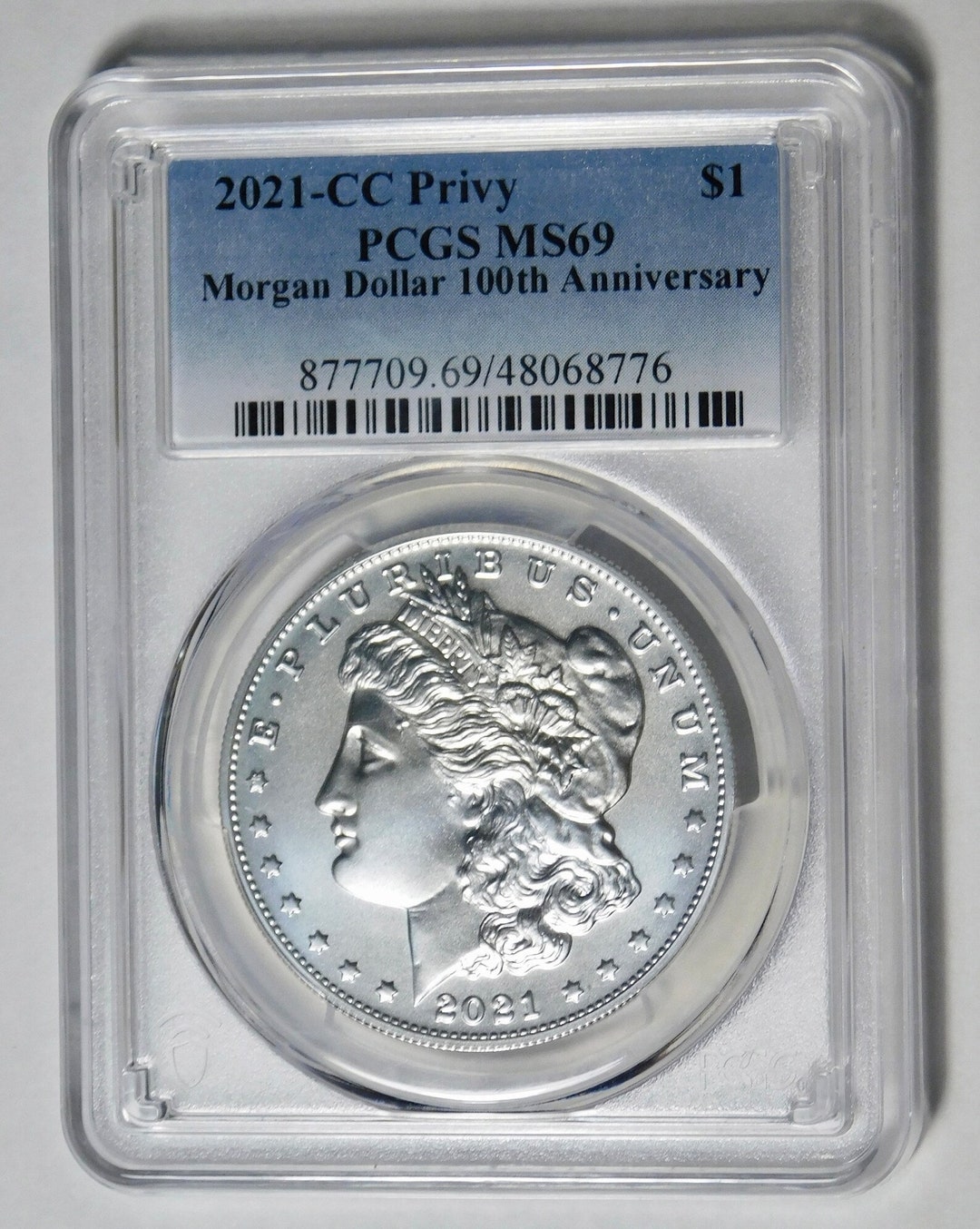2021-CC Morgan Silver Dollar cc Privy 100th Anniversary mint State 69 ...