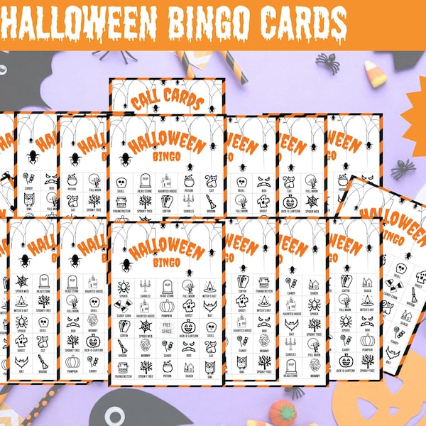 Halloween Bingo - Etsy