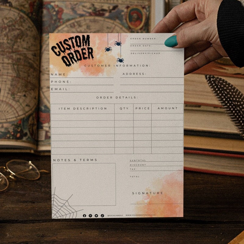 Custom Order Form - Etsy