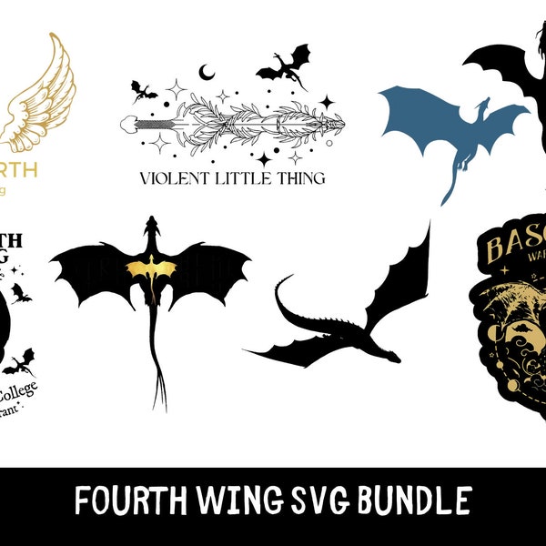 Fourth Wing Svg - Etsy