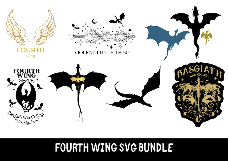 Fourth Wing SVG, Dragon Rider Png, Iron Flame Jpg, Xaden Riorson ...