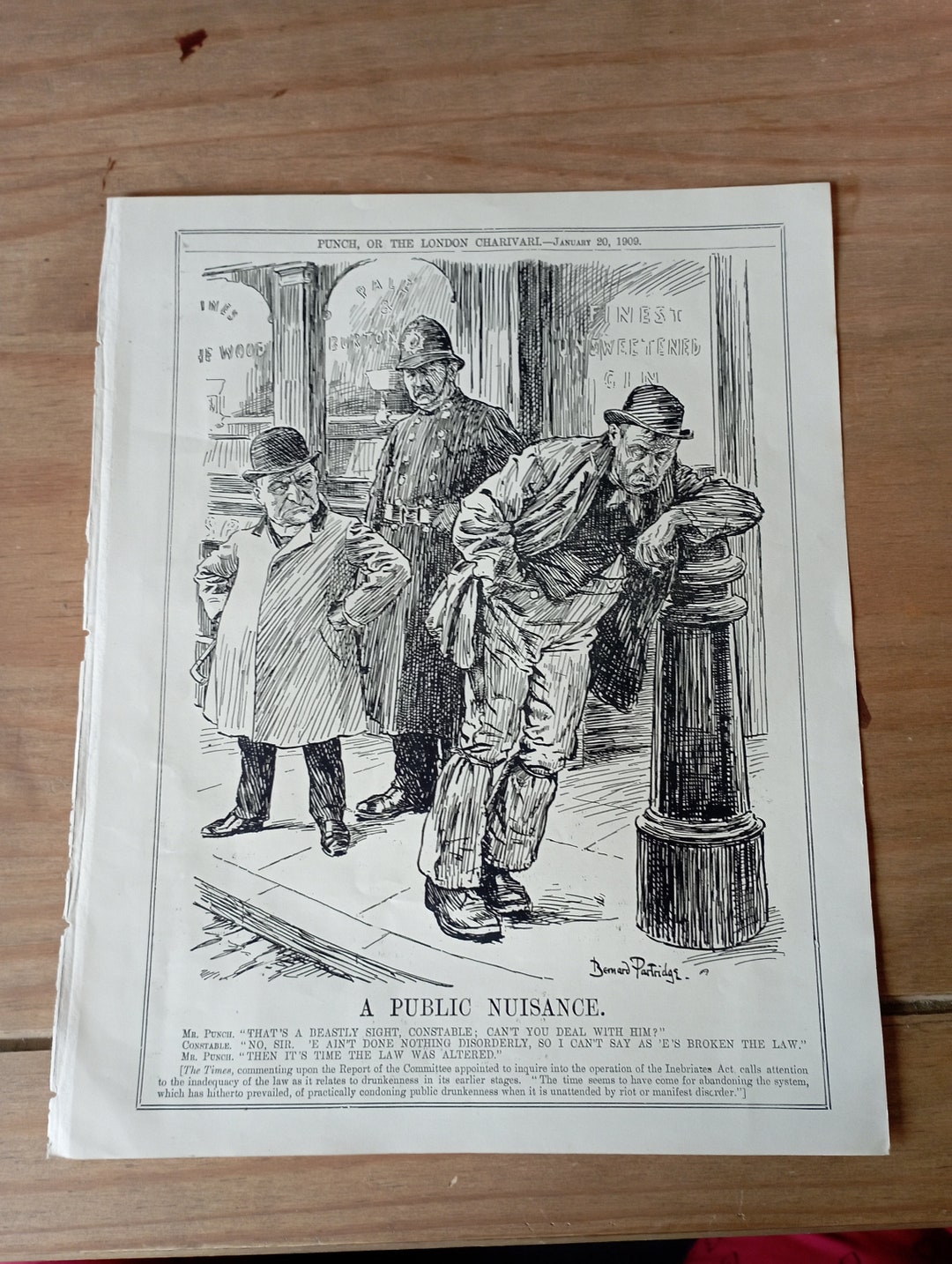 A Public Nuisance Punch Cartoon or the London CHARIVARL - Etsy