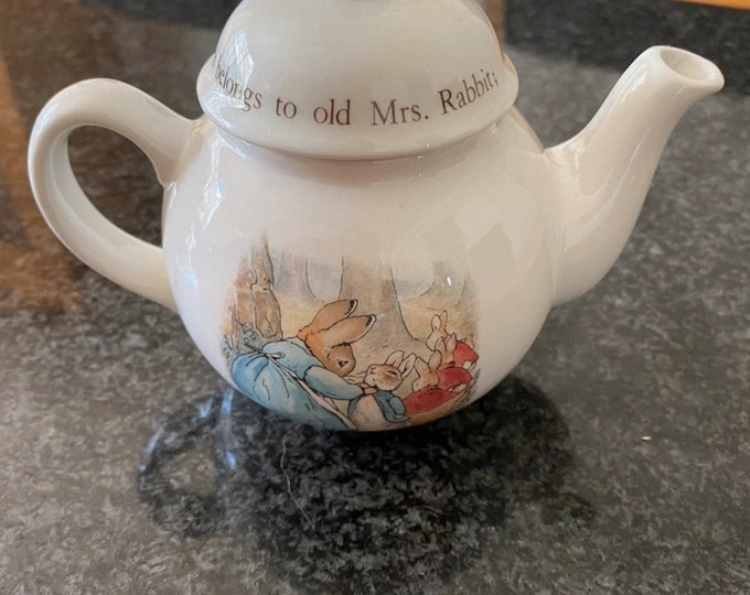Peter Rabbit Miniature Teapot Wedgwood Peter Rabbit Bunny - Etsy