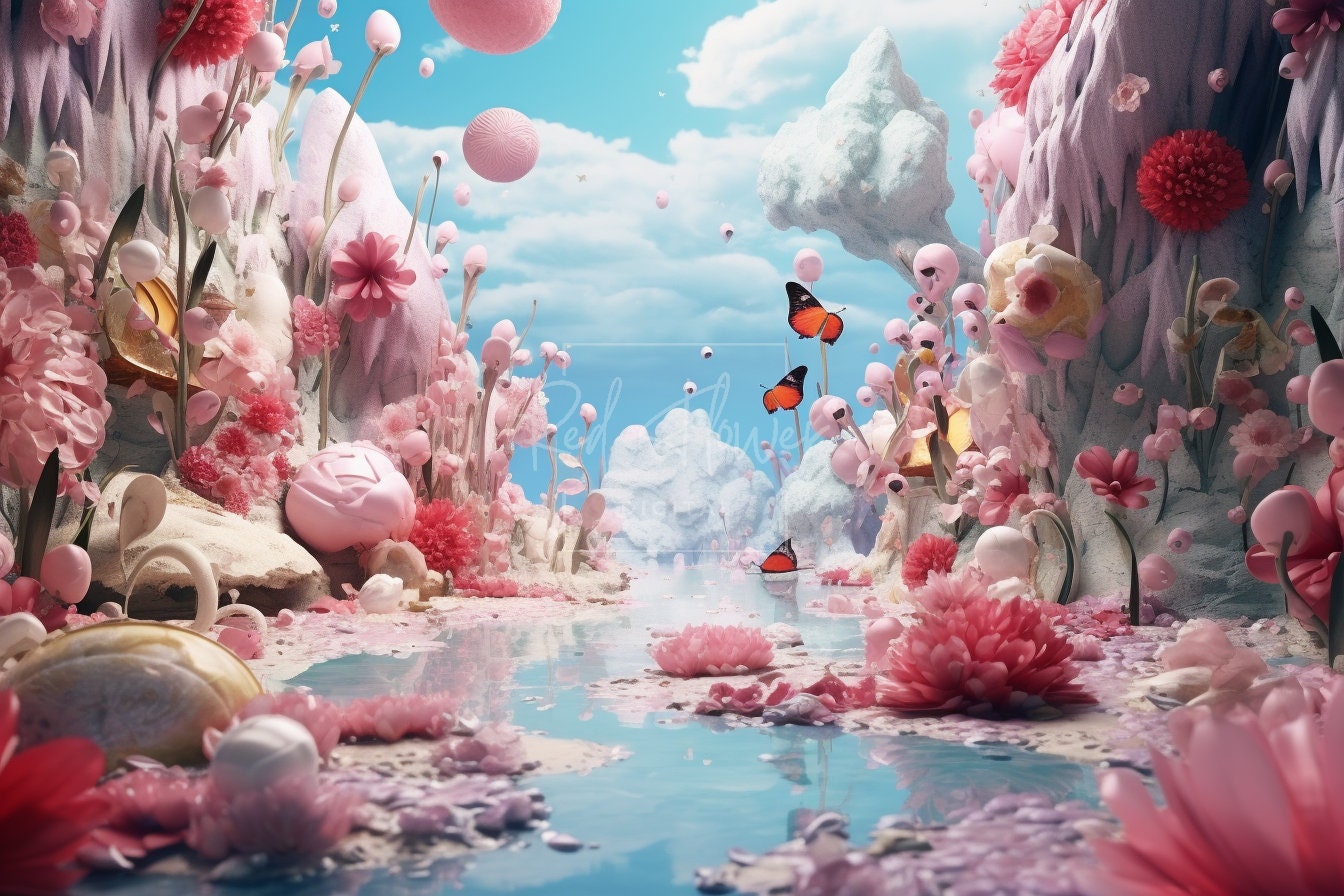 Ice Cream Digital Backdrop Bundle, Candy Backdrops, Kids Digital ...