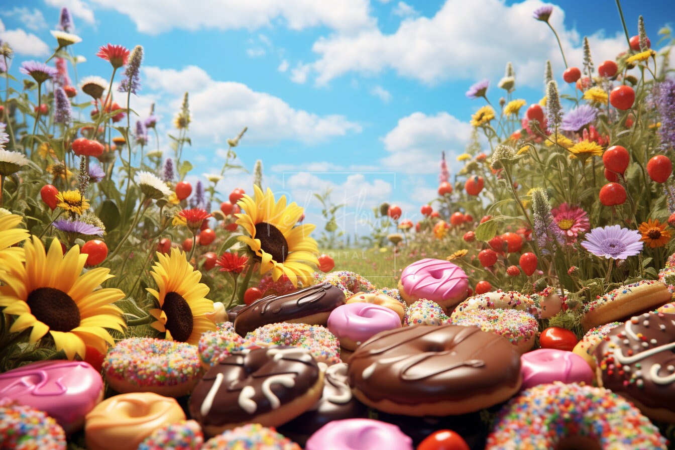 Candy Digital Backdrop Bundle, Chocolate Backdrop, Kids Digital ...