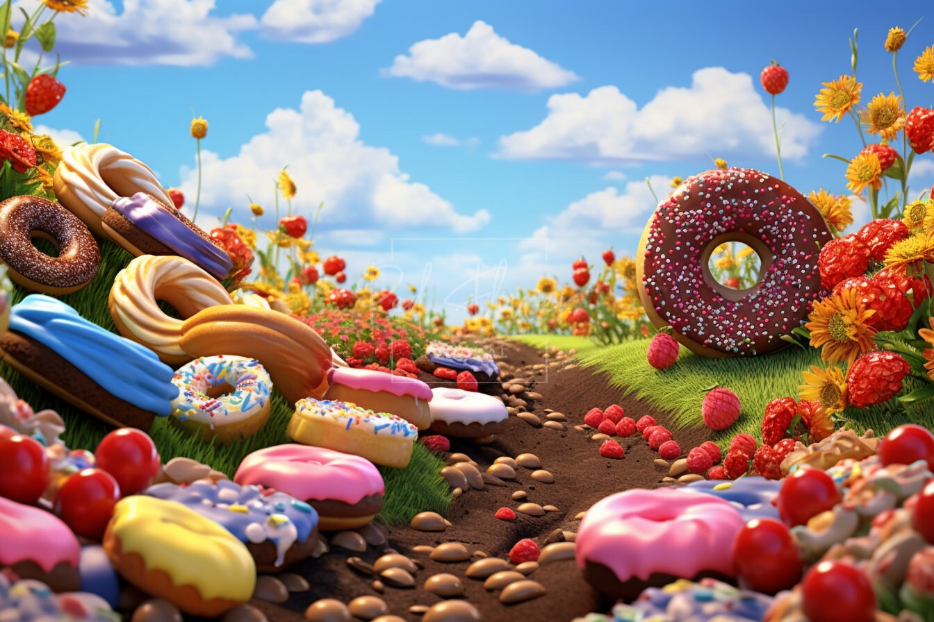 Candy Digital Backdrop Bundle, Chocolate Backdrop, Kids Digital ...