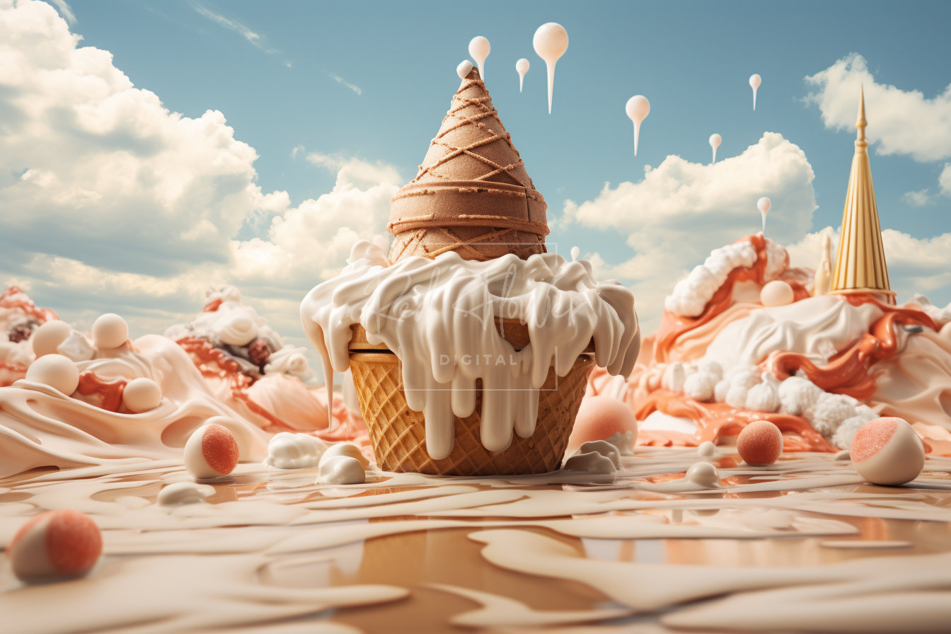 Ice Cream Digital Backdrop Bundle Candy Backdrops Kids - Etsy