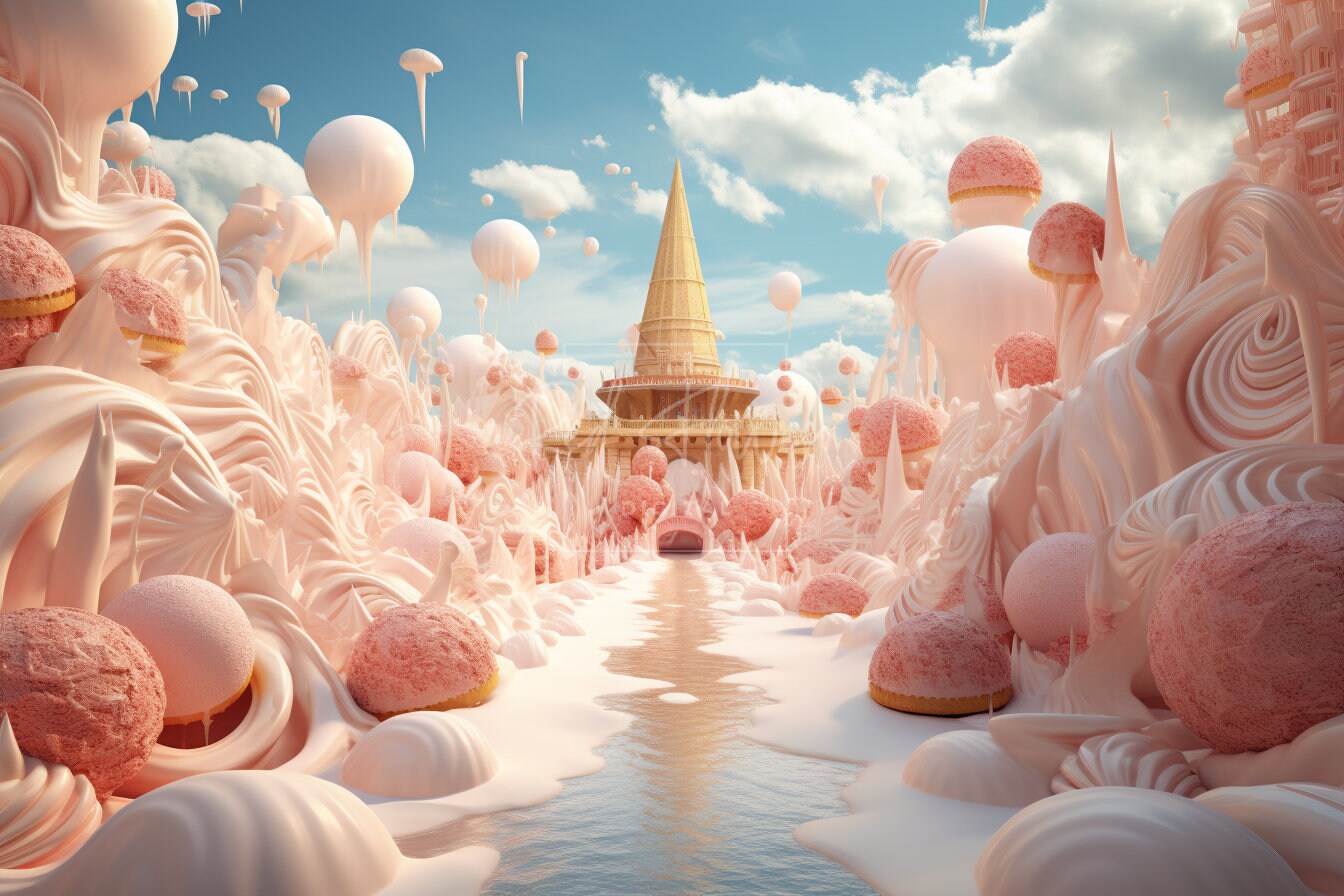 Ice Cream Digital Backdrop Bundle Candy Backdrops Kids - Etsy