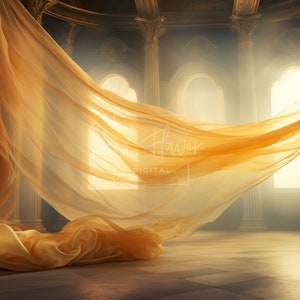 Flowing Fabric Digital Backdrop Bundle, Flying Silk Background ...