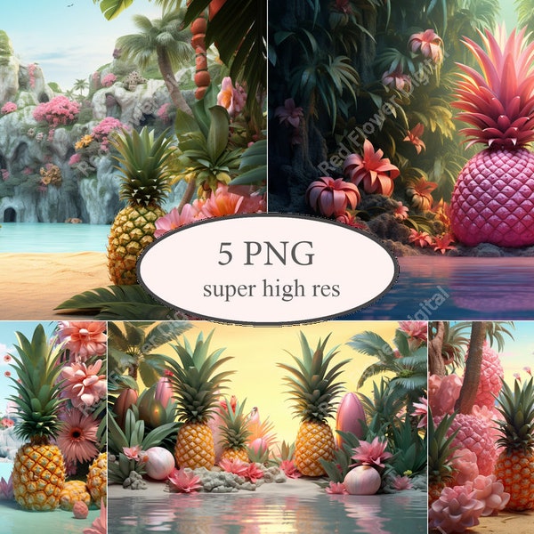 Pineapple Backdrop - Etsy