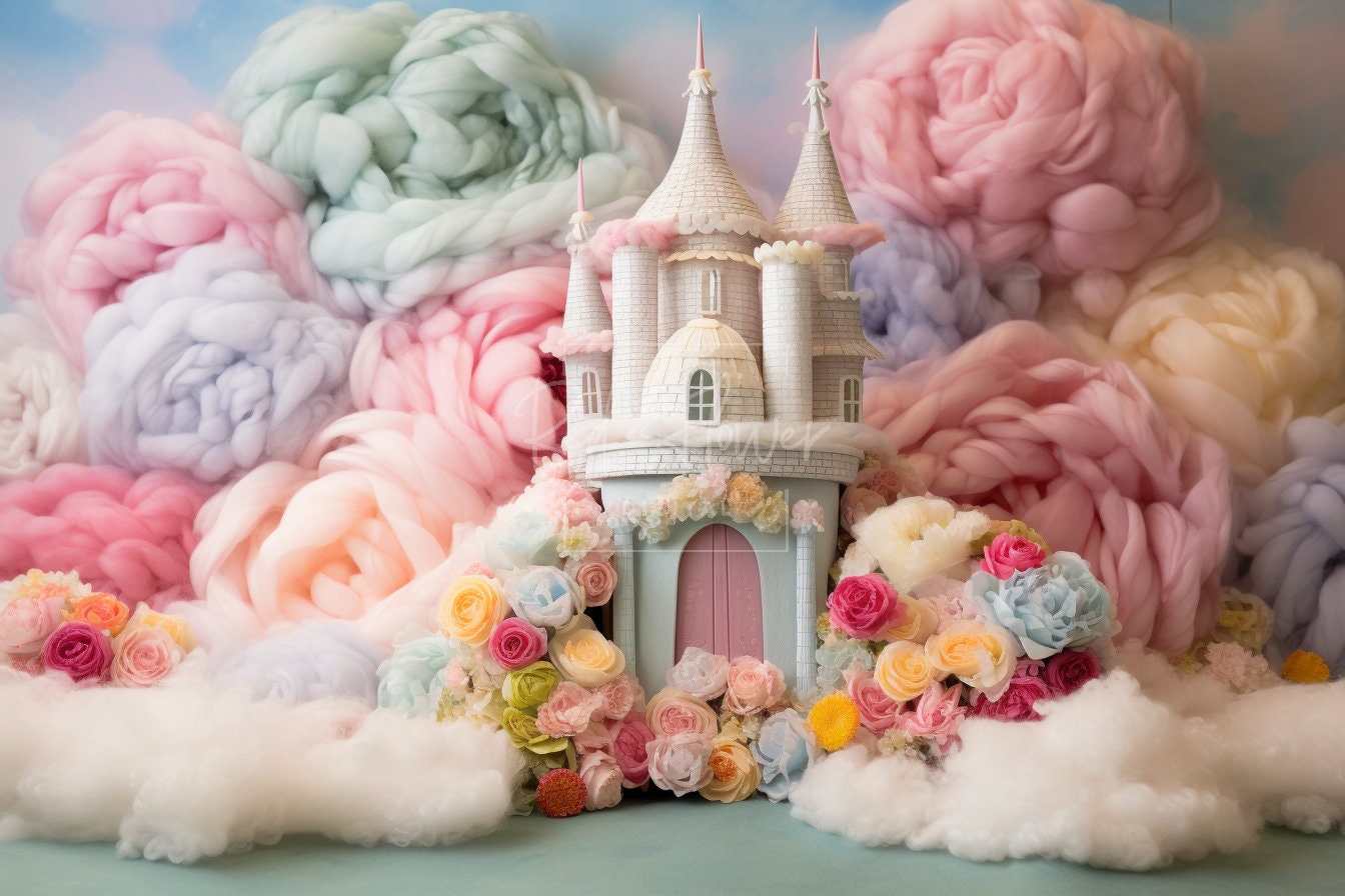 Fantasy Castle Digital Background Bundle Princess Castle - Etsy