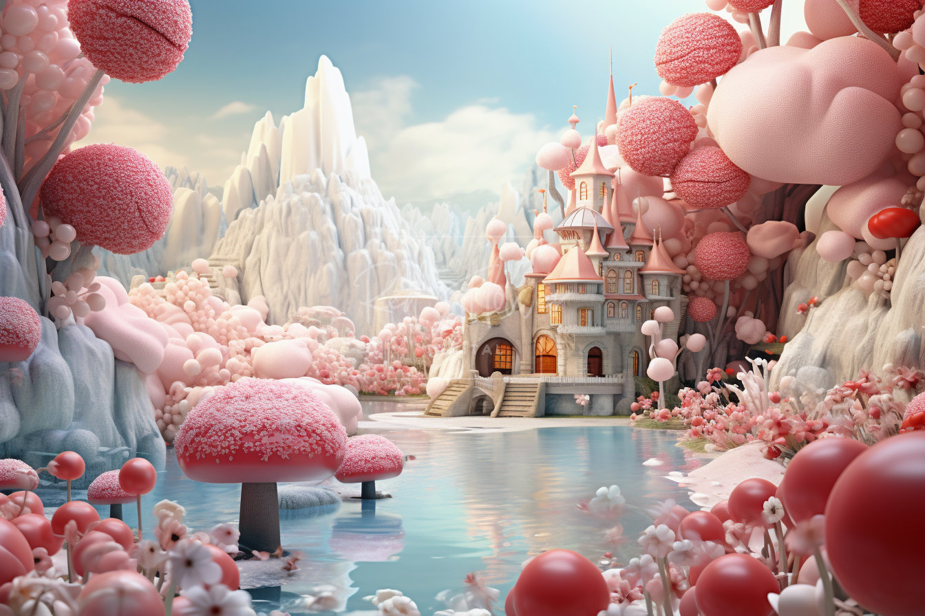 Ice Cream Digital Backdrop Bundle, Candy Backdrops, Kids Digital ...