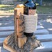 Handcrafted Wooden Tree Bark Wine Holder With Built-in Opener - Rustic ...