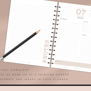 Printable Daily Planner 2024 One Day per Page Minimalist Planner A5/A4 ...