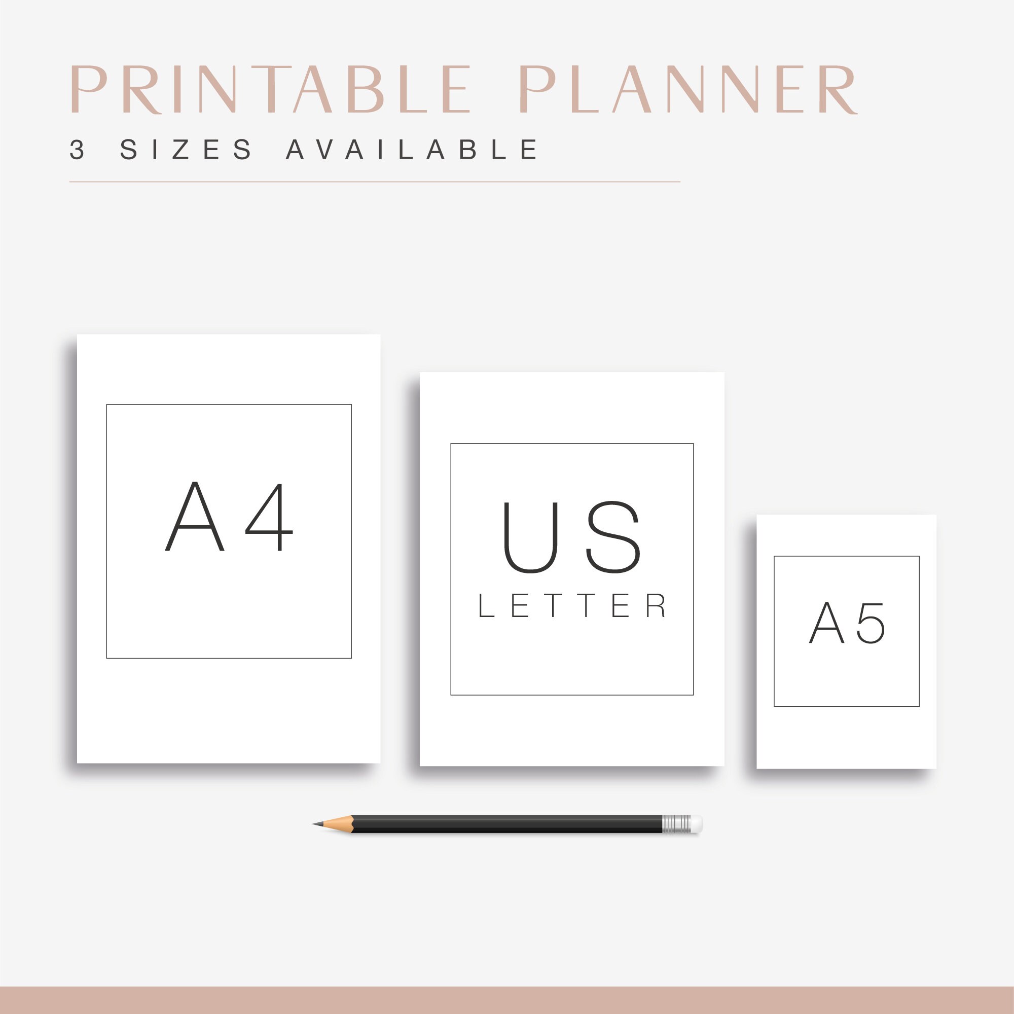 2024 Printable Dashboards for Planners Minimalist Dividers Printable ...