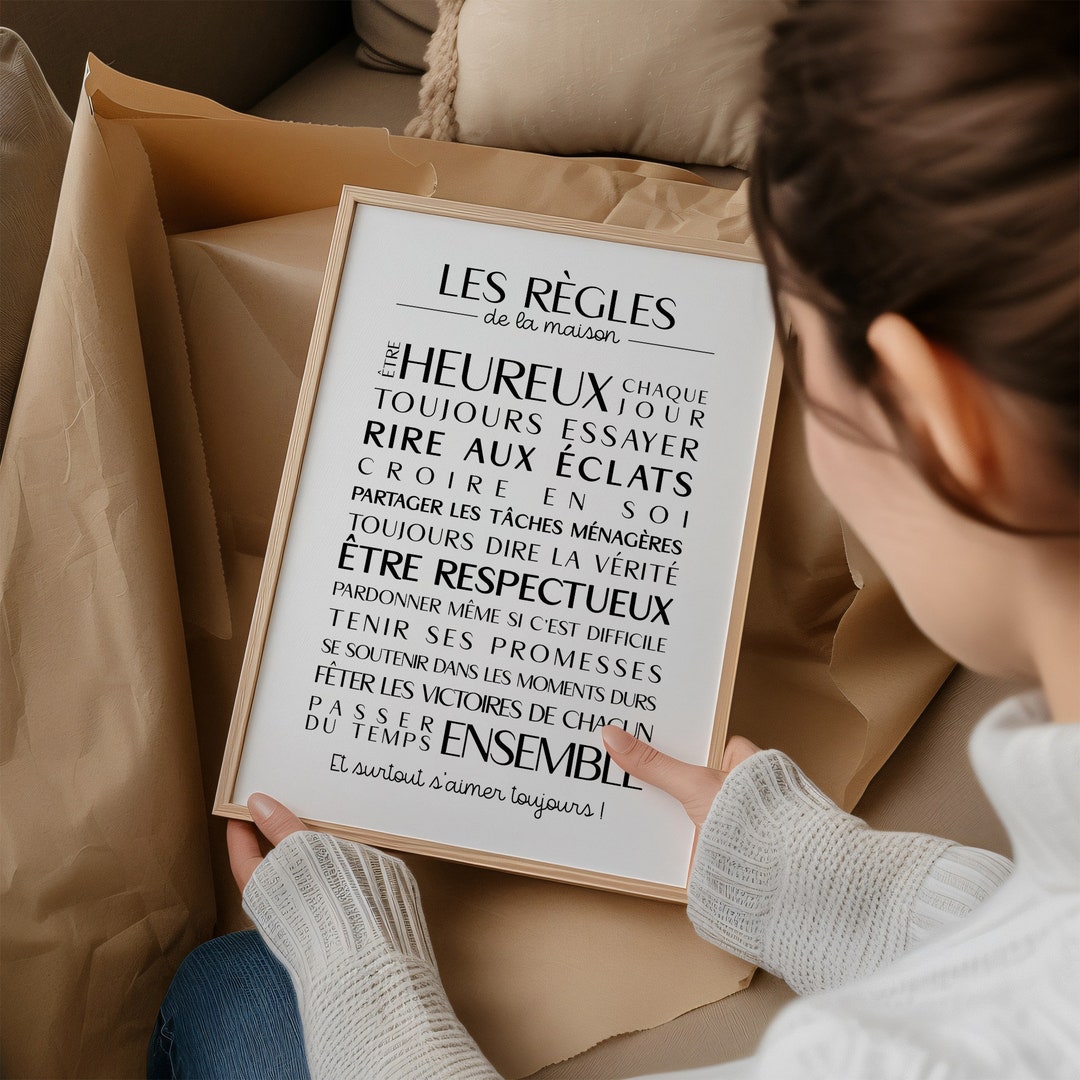 House Rules Poster, House Rules, Decorative Poster for the Family - Etsy