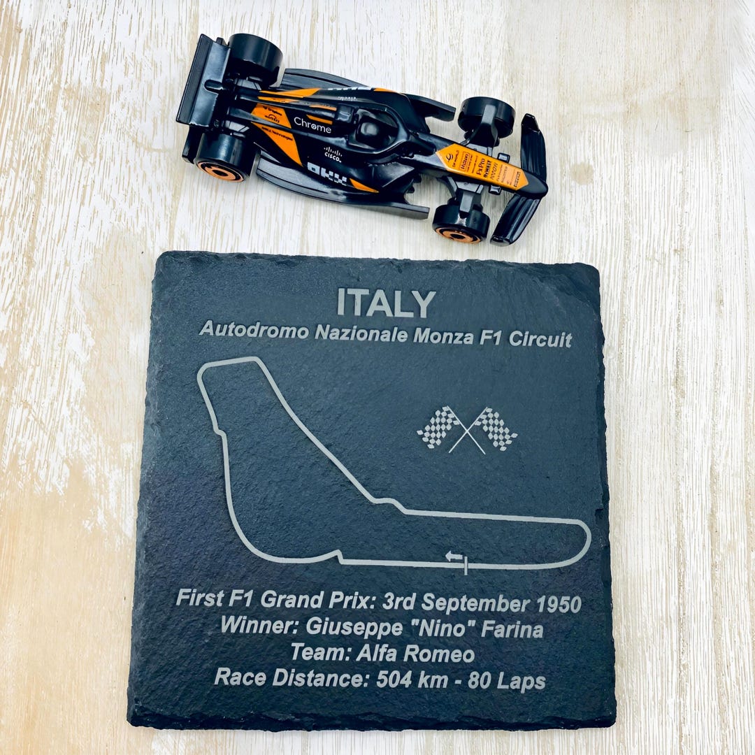 Personalised F1 Engraved Slate Coaster. Formula 1 Fan Xmas Gift. - Etsy ...