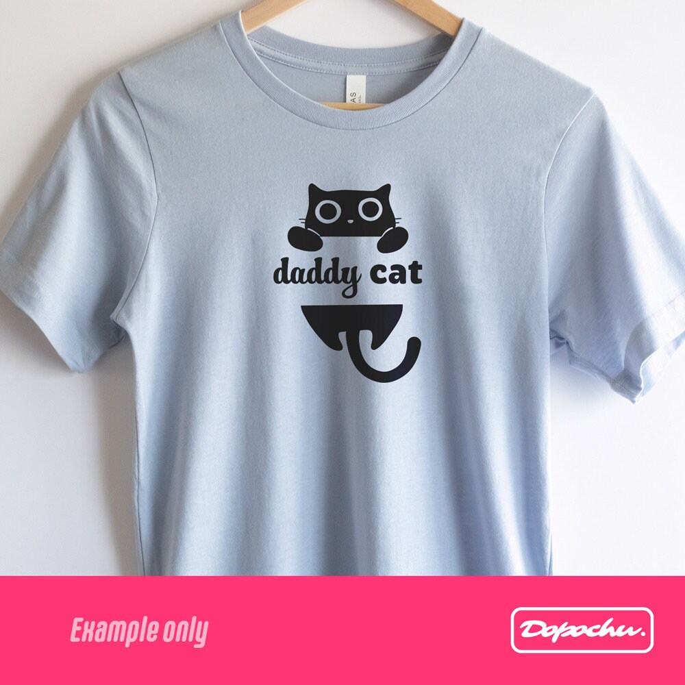 Daddy Cat Svg, Cute Cat Clipart, Cool Cat Dad, Gift Cat Lover ...