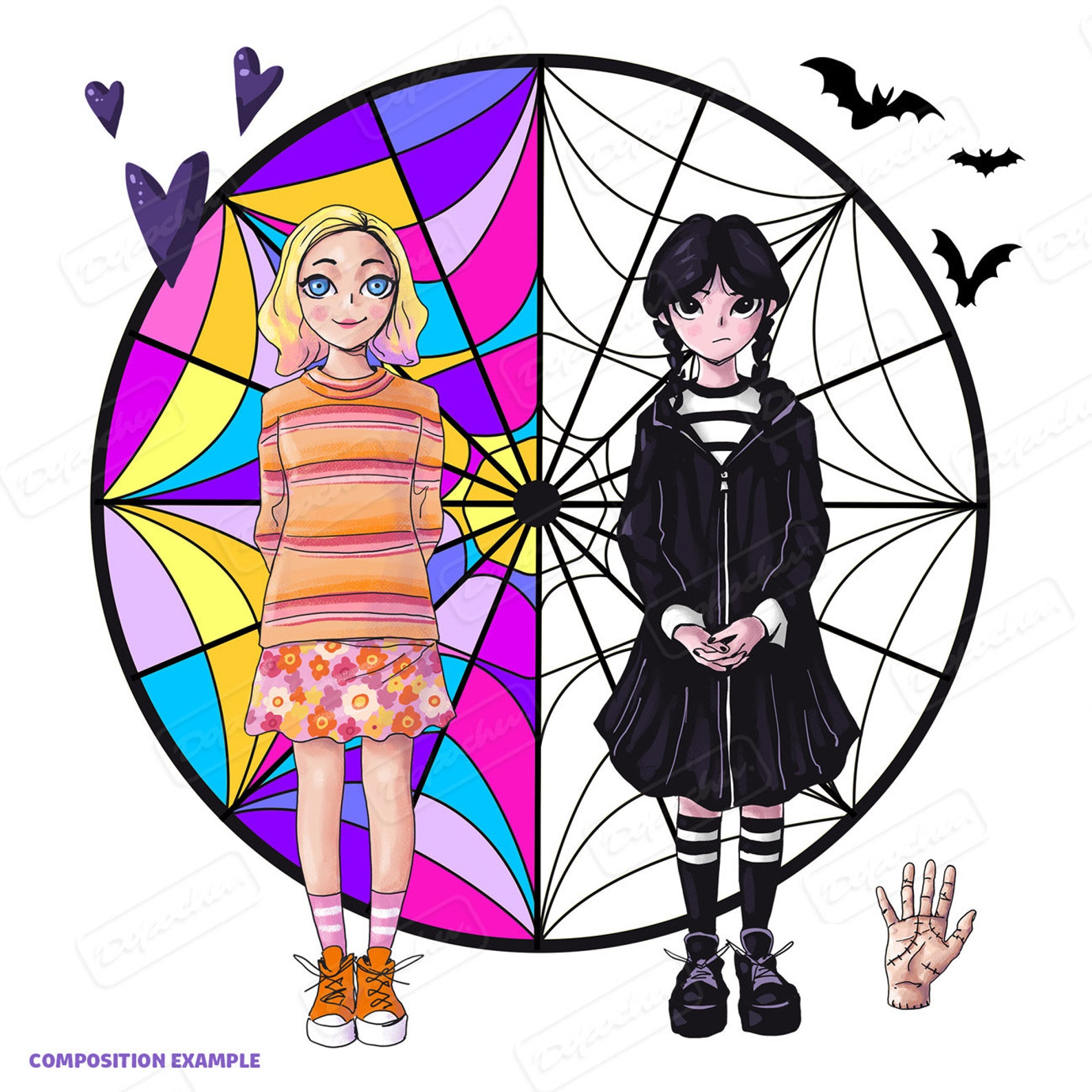 Wednesday Addams Clipart Addams PNG Wednesday Clipart and - Etsy Australia