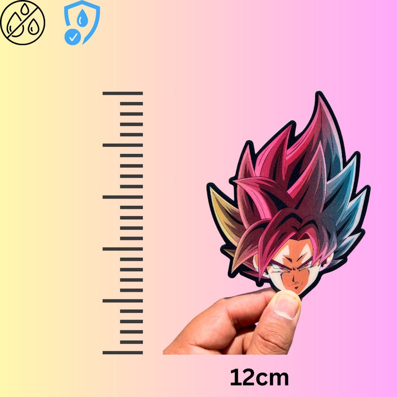 Dragon Ball Z 3D Motion Stickers Goku Sticker - Etsy