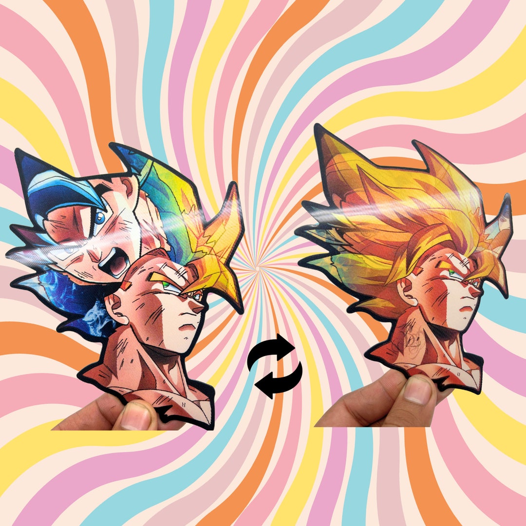 Dragon Ball Z Motion Sticker / Goku Ultimate Waterproof Stickers - Etsy