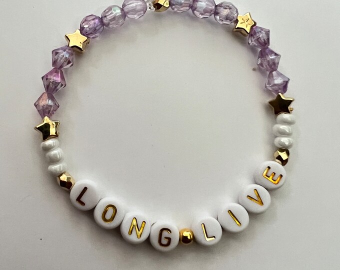 Long Live Inspired Beaded Friendship Bracelet - Etsy