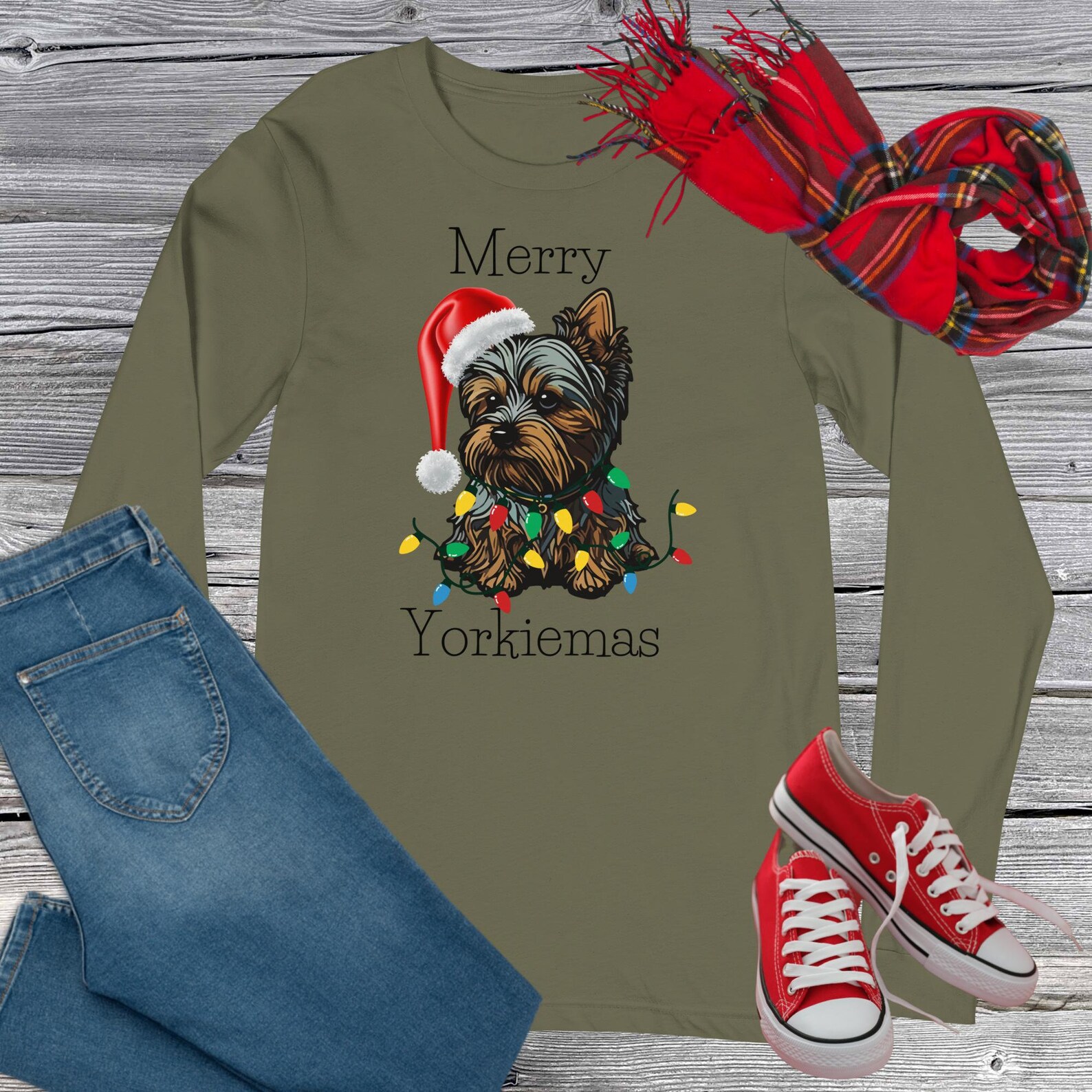 Yorkie Christmas Shirt | Yorkie Gift | Yorkie SVG | Yorkie Lovers ...